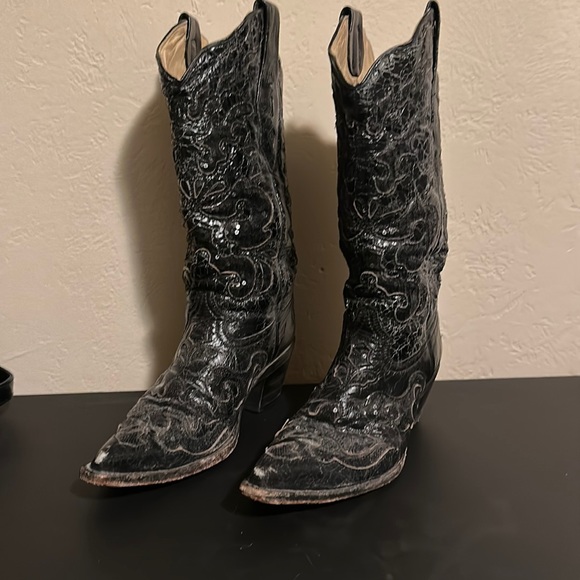 Corral | Shoes | Corral Sequin Inlay Boots | Poshmark